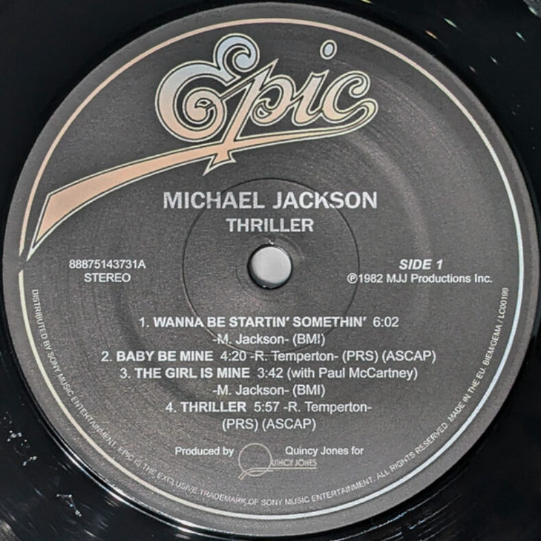 Disco Vinilo Michael Jackson ‎– Thriller - Cristina Records